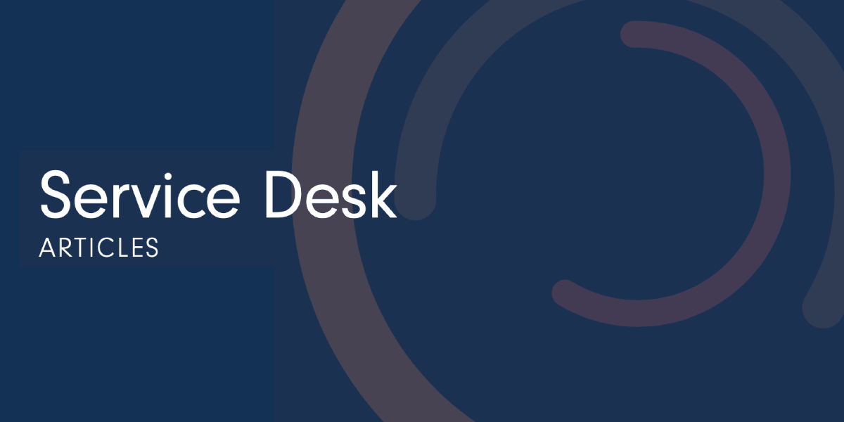Service Desk Articles - ITSM.tools